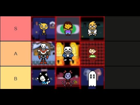 ranking every undertale character...