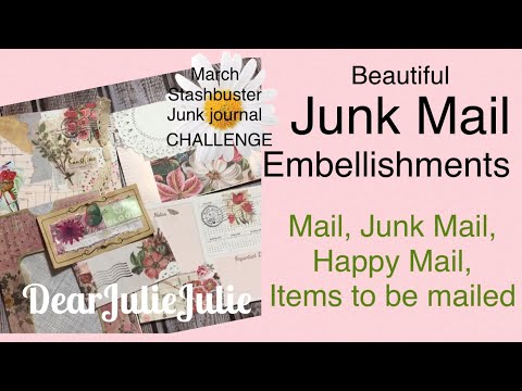 Mail, Happy Mail, Junk Mail, Items to Mail to Mail - Make Embellishment Bases