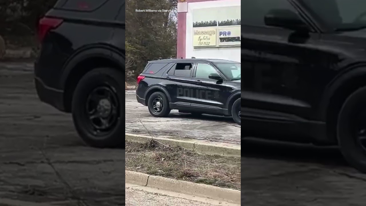 Woman wiggles out of police custody through open car window