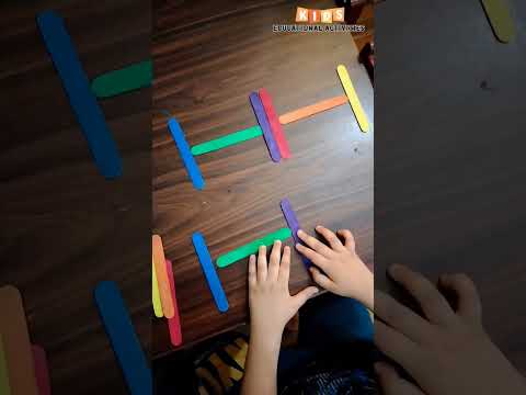 Pattern Making Activity For Toddlers #brainboostingactivities #earlychildhoodeducator
