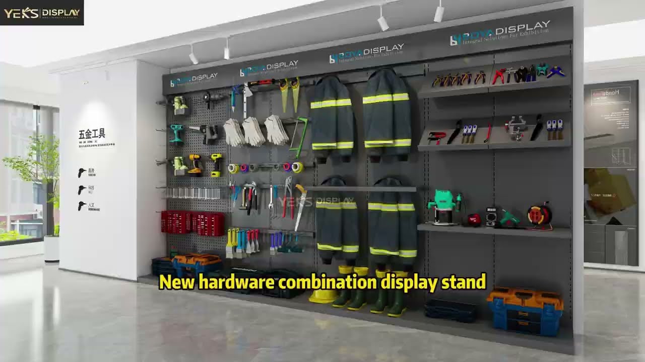 Hardware tool punching hanging display shelf - Yeks