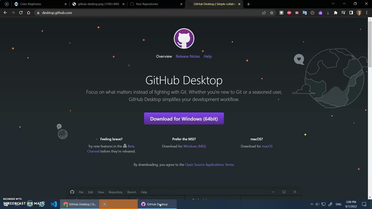 01 Color Brightness GUI - Github Setup