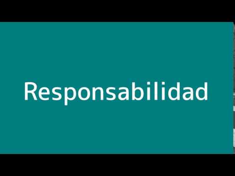 How to say Responsibility in Spanish