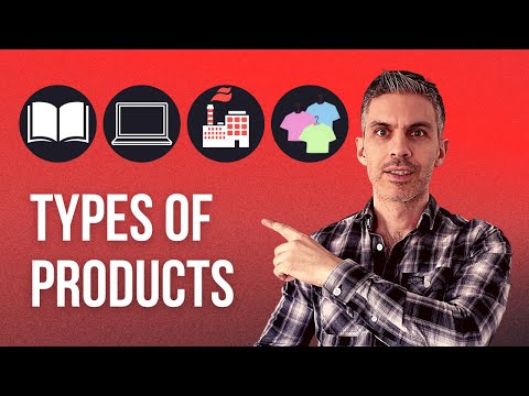 Types of products | classify products | what product types are out there?