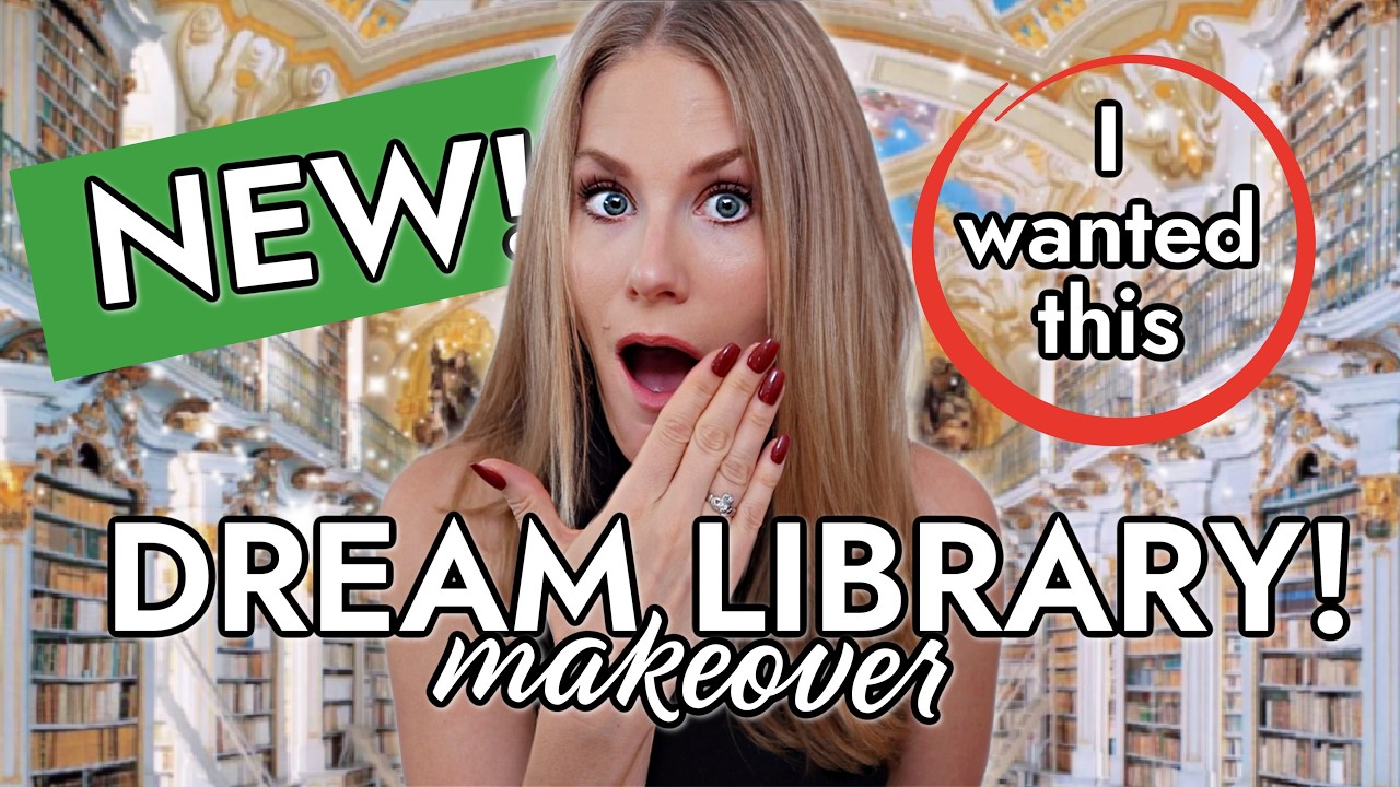 ✨ DIY Storybook Library TRANSFORMATION! 📚 with Thrift and Peel & Stick Magic 