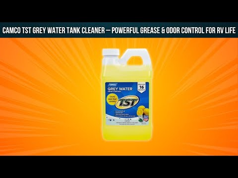 Camco TST Grey Water Tank Cleaner - Powerful Grease & Odor Control for RV Life