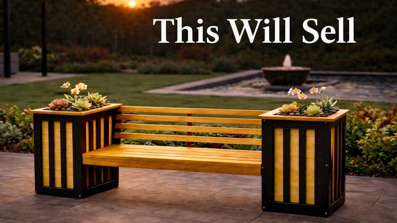 The Ultimate DIY Bench Planter (Anyone Can Build This)