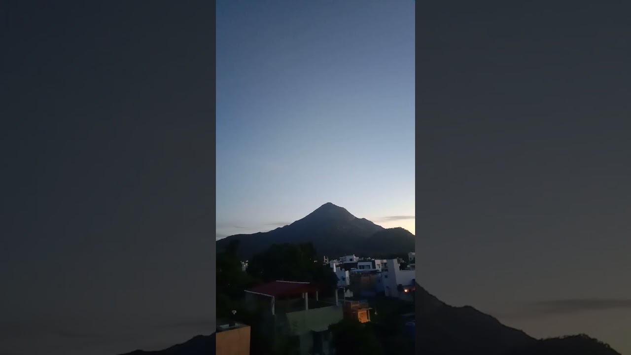 Early morning arunachala Dharsan -  #tiruvannamalai #arunachala #girivalam