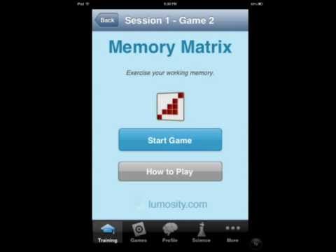 Lumosity: Brain Trainer for iPhone Video Review