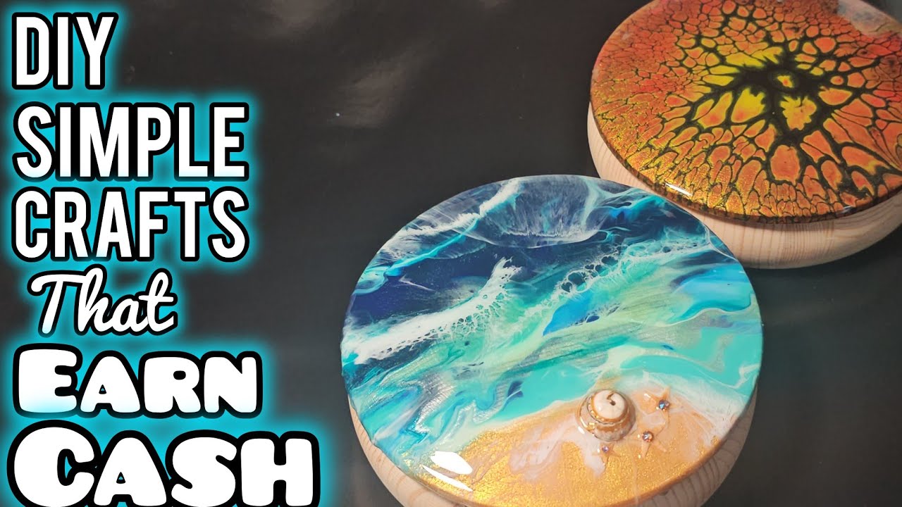 🤑 Make These Multi Layered DIY Jewelry Boxes and Earn Some Cash! Acrylic Art Tutorial