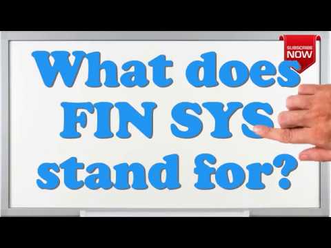 What is the full form of FIN SYS?