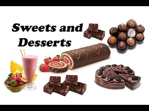 Sweets and Desserts Vocabulary