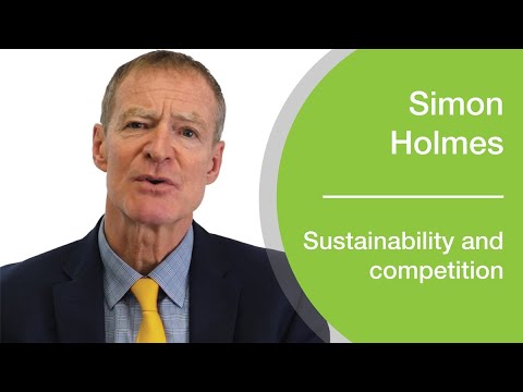 Simon Holmes share his views and talks about his short note on sustainability and competition