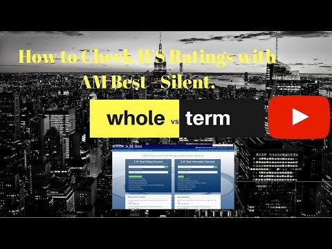 Short AM Best how to Check IFS Ratings (Silent)