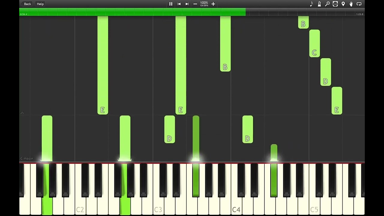 ka$tro - in essence [Synthesia, Piano tutorial]