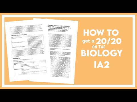 how to get a 20/20 on the biology IA2 (student experiment) | qcaa/qce