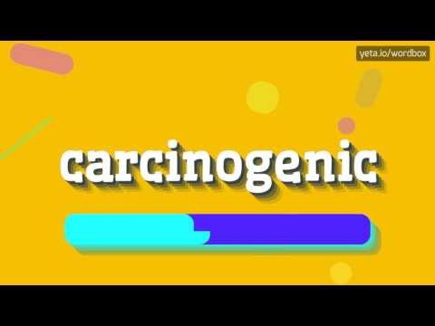 HOW TO PRONOUNCE CARCINOGENIC? #carcinogenic