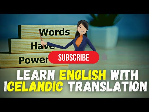 Learn English With Icelandic Translation || Learn English Easily With Alex