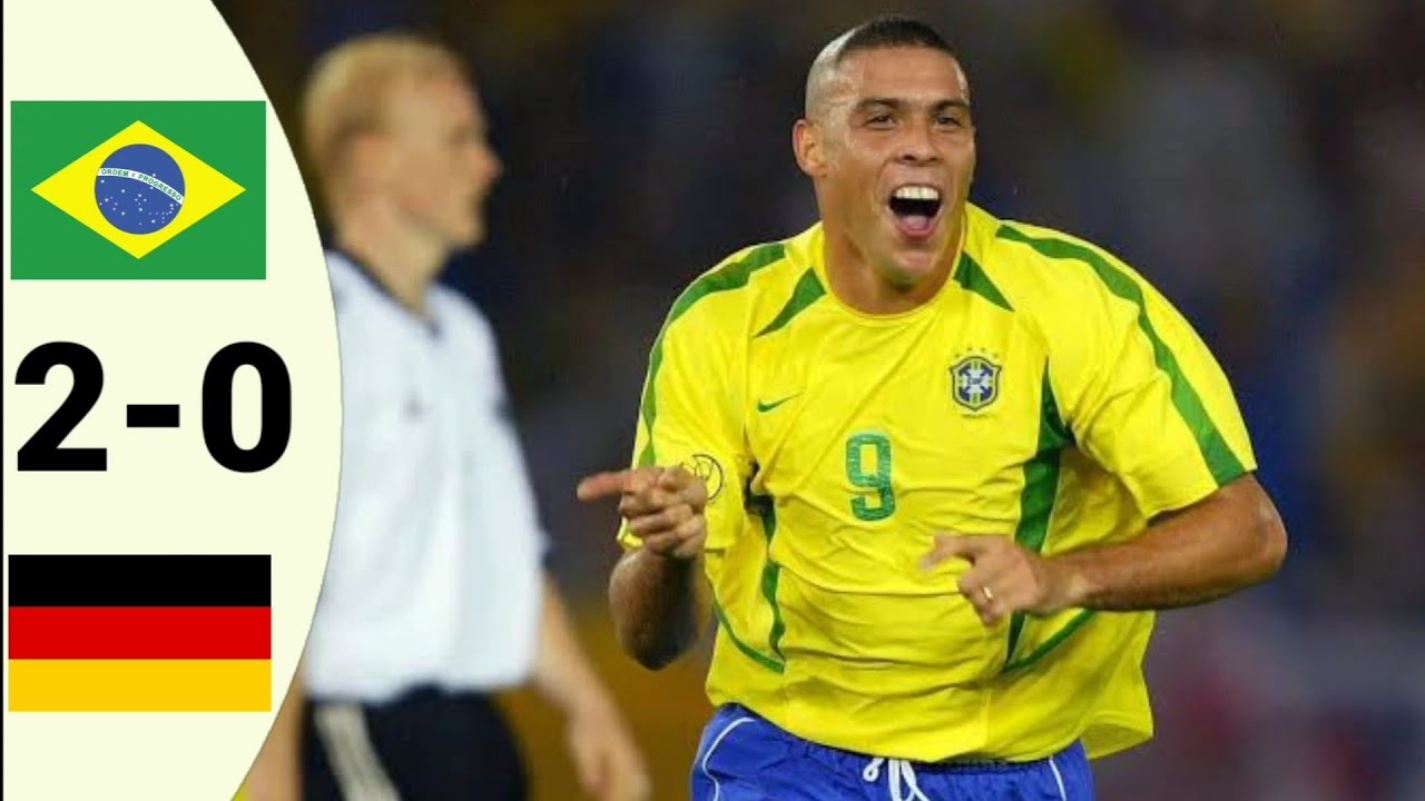  Brazil vs Germany 2-0 World Cup Final-2002- Excellent Higlights and goals HD