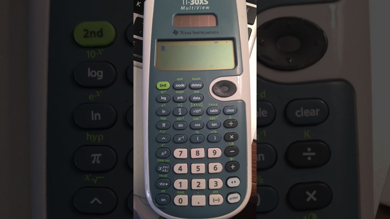 Finding square roots on TI30XS