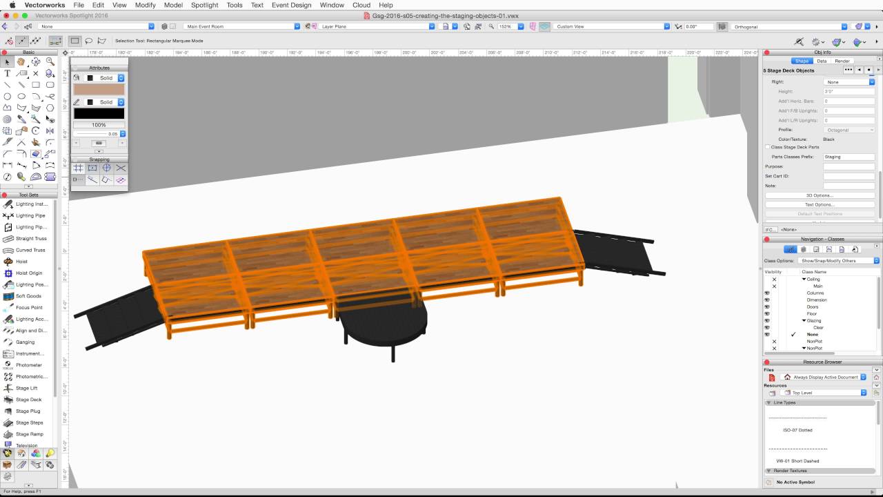 Entertainment - Staging Objects