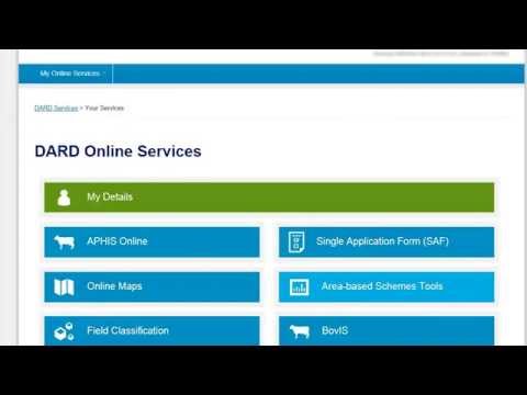 How to register to use DARD Online Services