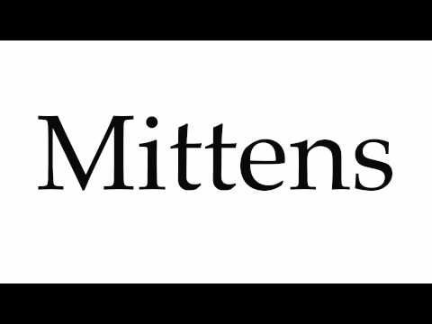 How to Pronounce Mittens