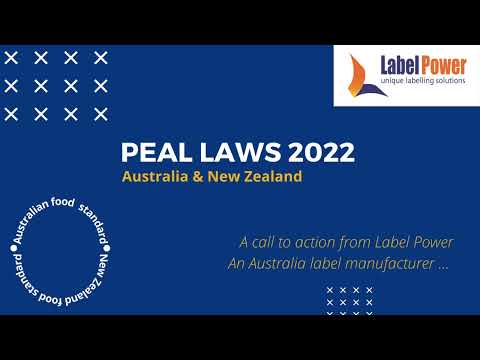 Peal Product Labelling Laws Description Australia 2023