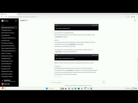 pip install mysqlclient error