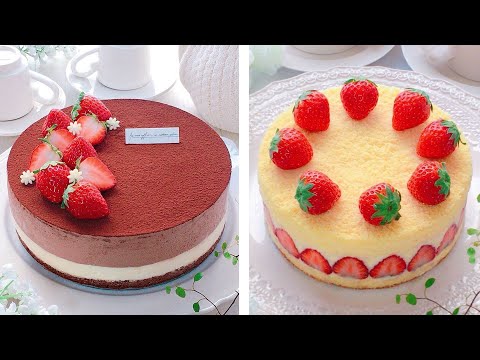 No bake Cheesecake recipe - Oddly Satisfying cheesecake decorating ideas