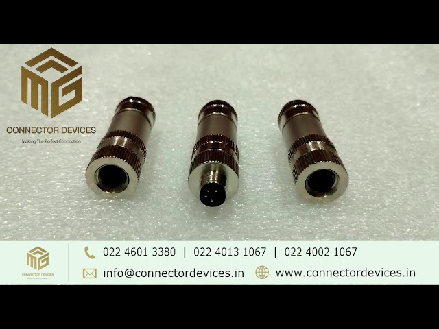 Sensor Connector - M12 SENSOR CONNECTORS FLANGE TYPE Importer from Mumbai