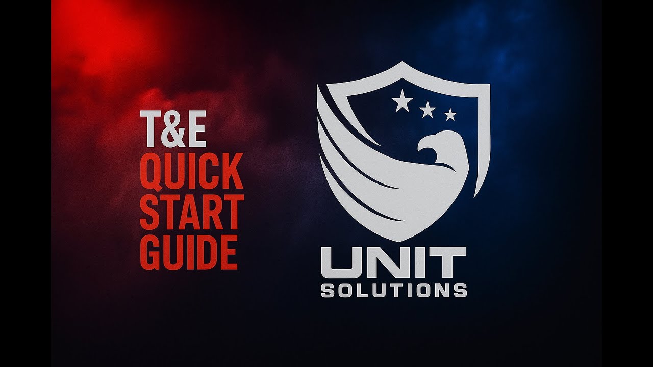 UNIT4 T&E Quick Start Guide