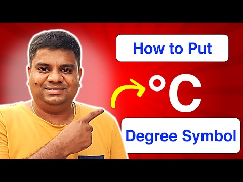 How to Put Degree Symbol in Word- [ 37 °C ]