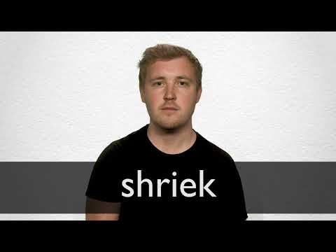 How to pronounce SHRIEK in British English