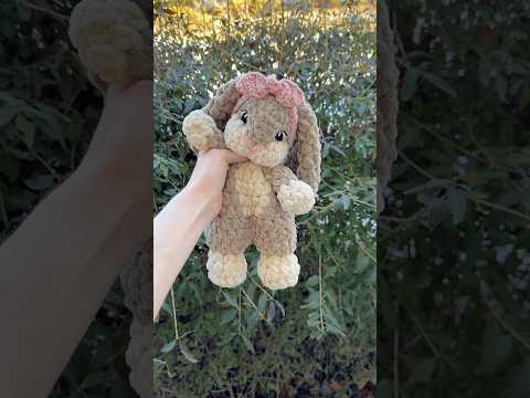 Crocheting a baby bunny π· #crochet #bunny #plushies