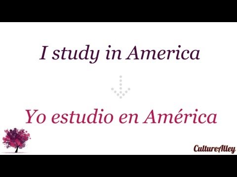'Where do you study?' 'I study in..' in Spanish (Forms of 'to study')
