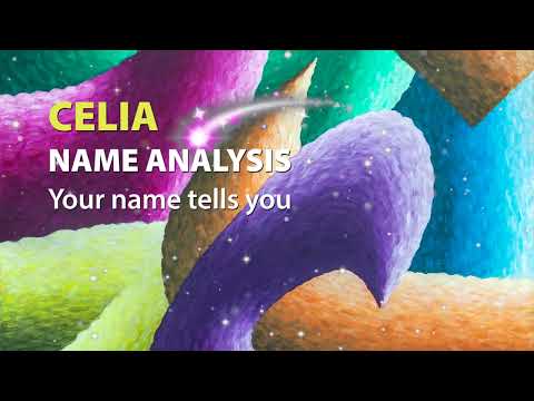 CELIA Name Analysis / Your name tells you