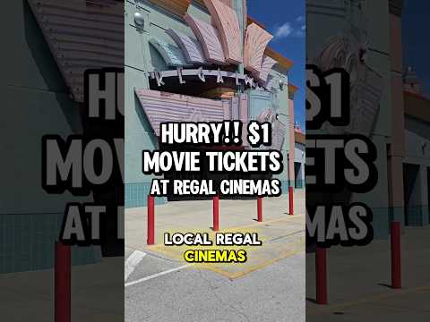 DON’T MISS $1 MOVIE TICKETS LONG AT REGAL CINEMAS! #movies #shopping #deals #summer