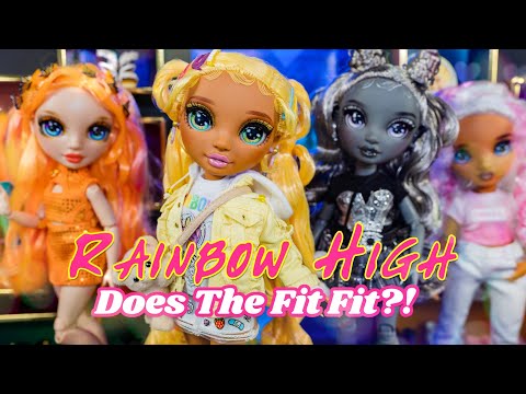 Does The Fit Fit: Rainbow High Sunny & Luna Madison Twins | Color & Create