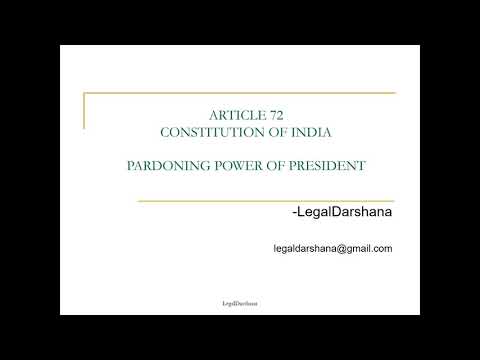 ARTICLE 72 || INDIAN CONSTITUTION