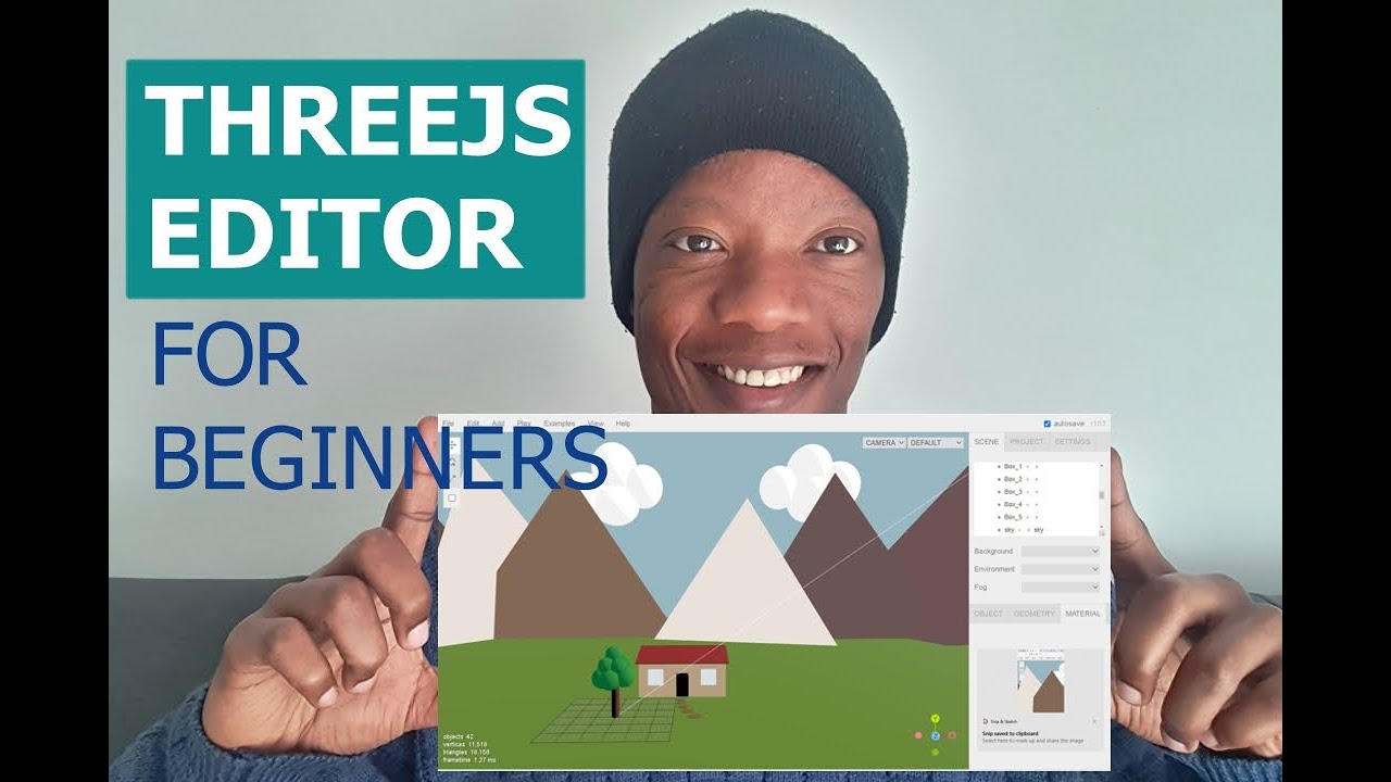 Three.js tutorial: Editor for beginners