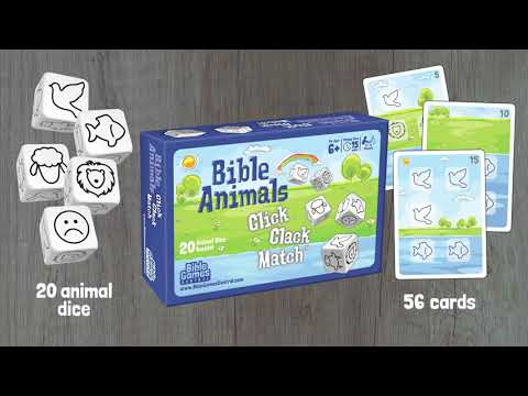 Bible Animals Click Clack Match Dice Game