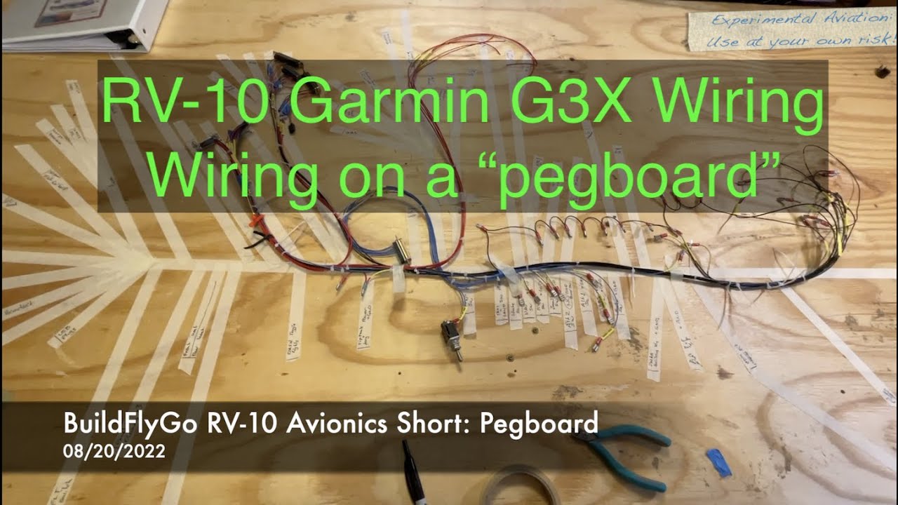 Aviation: Vans RV Aircraft - RV-10 Avionics Short - Laying out the wire ...