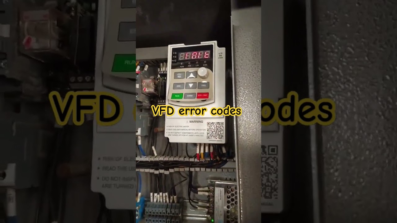 VFD error codes | how to reset VFD error codes | HVAC