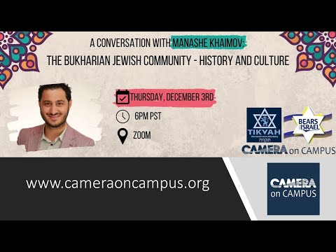 The Bukharian Jewish Community - History and Culture - A Conversation with Manashe Khaimov