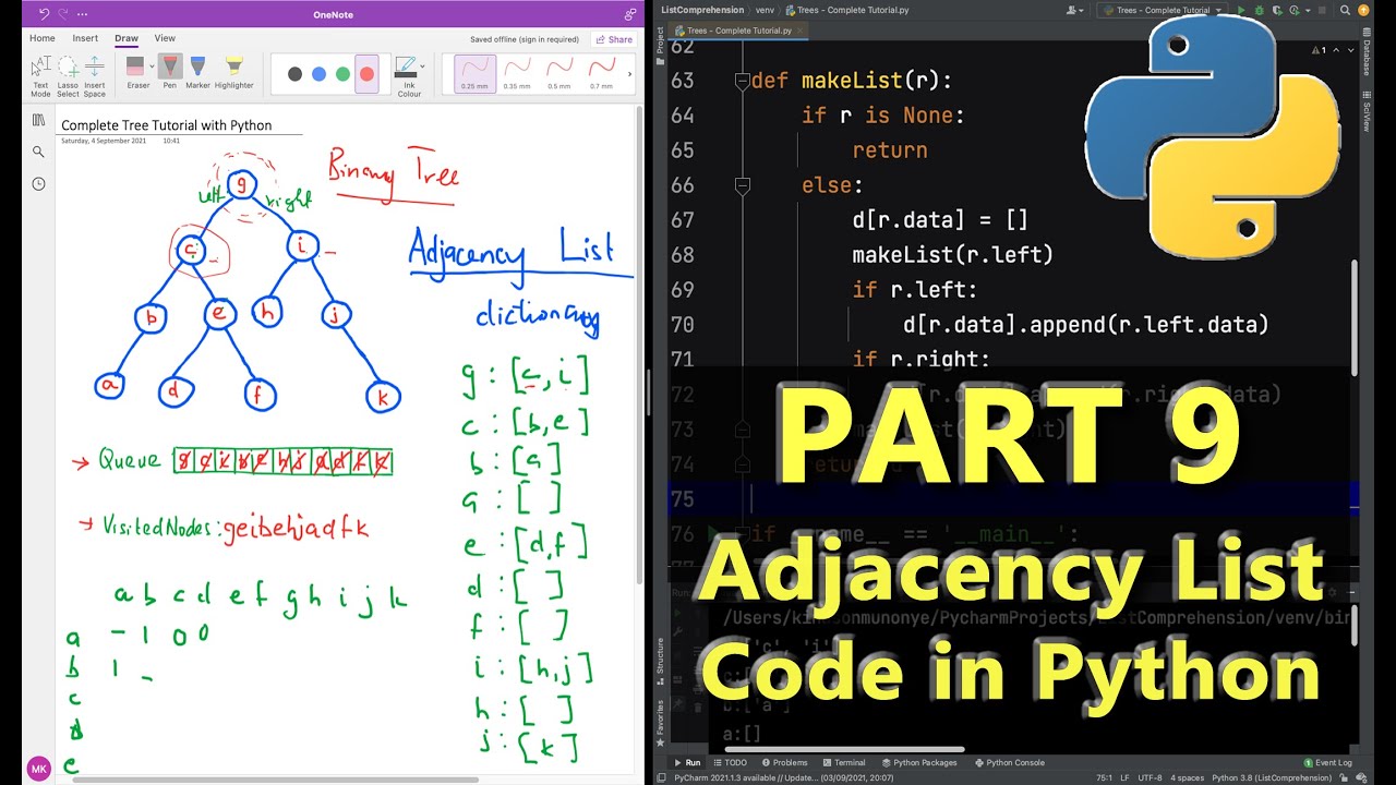 Part 9 - Adjacency List Code in Python