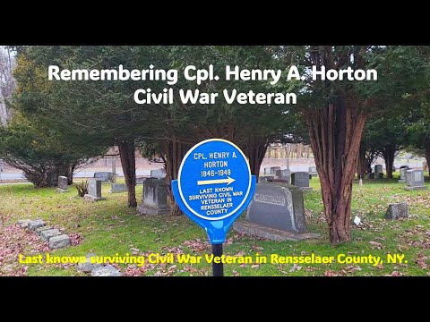 #Remembering #Corporal  Henry A  Horton #civilwar  #Veteran  #history #culture #genealogy #troyny