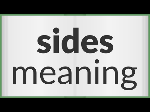 Sides | meaning of Sides