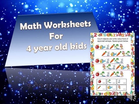Free Math Worksheets for 4 and 5 year old Kids , numbers worksheet, preschool math worksheets