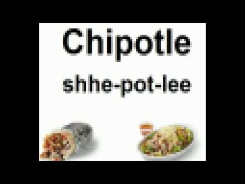 How To Pronounce Chipotle